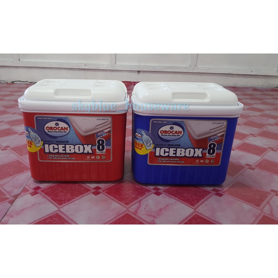 OROCAN 8 LITERS ICEBOX / STORAGE BOX (RED/BLUE COLOR, DEPENDING ON THE ...