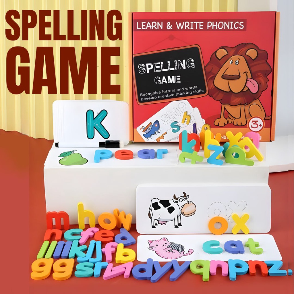 Spelling Letters Puzzle Game Sight Word Math Enlightenment Educational ...
