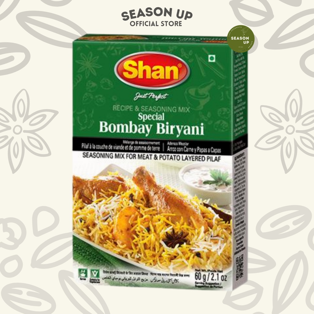 SHAN Special Bombay Biryani | Seasoning Mix (60g) for Meat & Potato ...