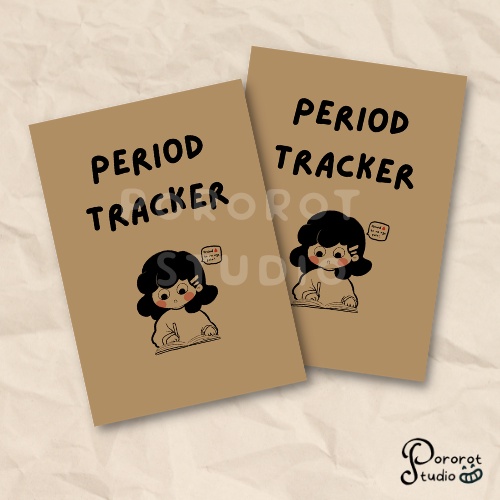 Pororot Studio | Undated Mini Period / Menstruation tracker small ...