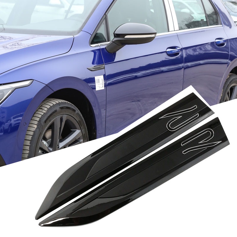 【Volkswagen】New R blade logo R emblem sticker fender decal for ...