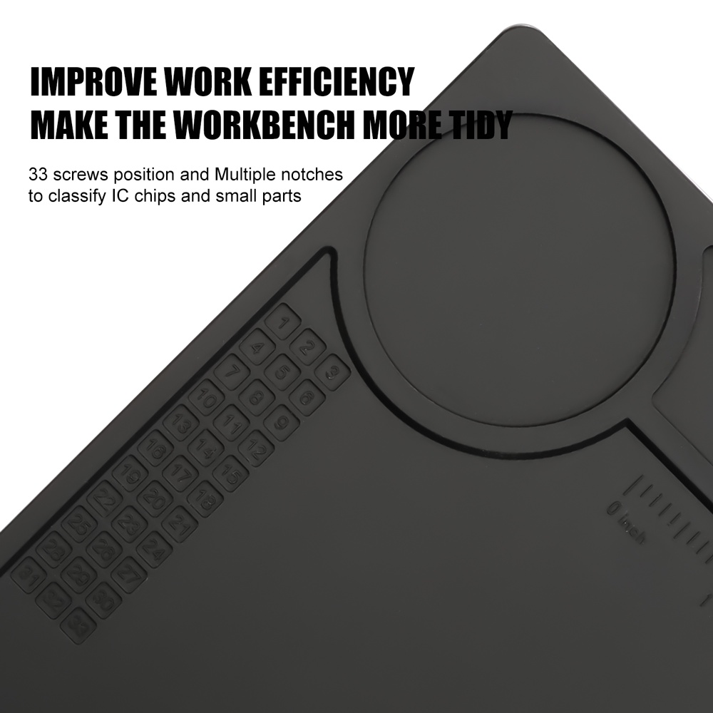 Heat Insulation Pad ESD Soldering Working Mat Magnetic Silicon Mat ...