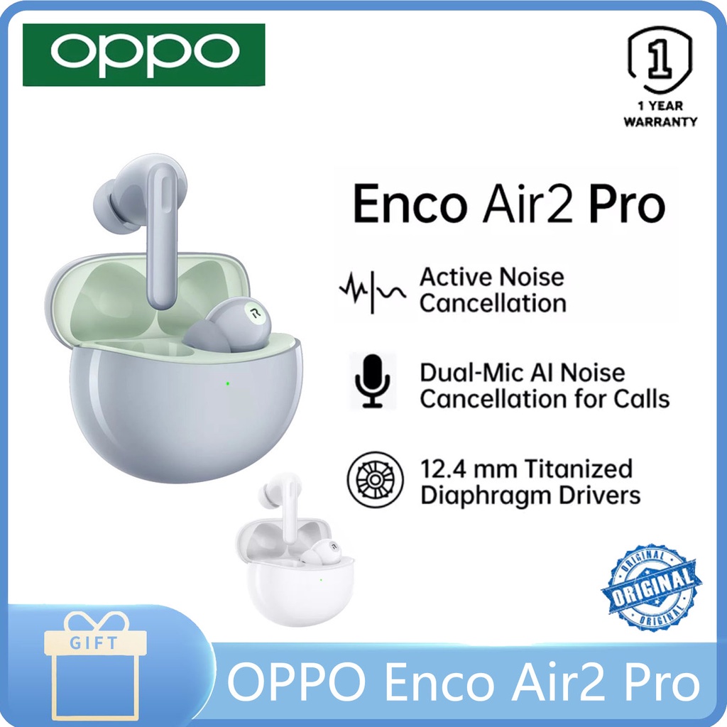 OPPO Enco Air2 Pro | Up to 28 Hours of Listening Time | Active Noise Cancellation | Diving into ...