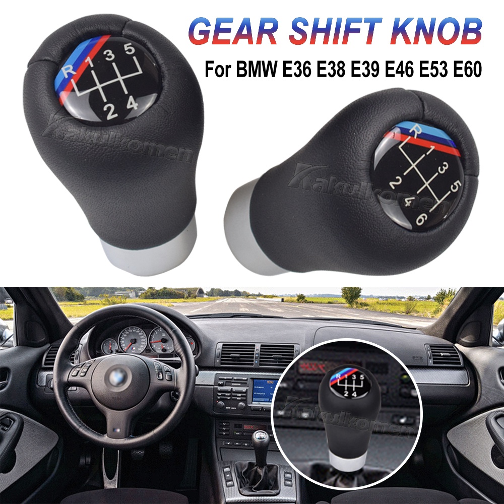 5/6 Speed Gear Shift Knob For BMW 1 3 5 6 Series E30 E36 E39 E46 E60 E87 E90 E91 E92 Manual Gear ...