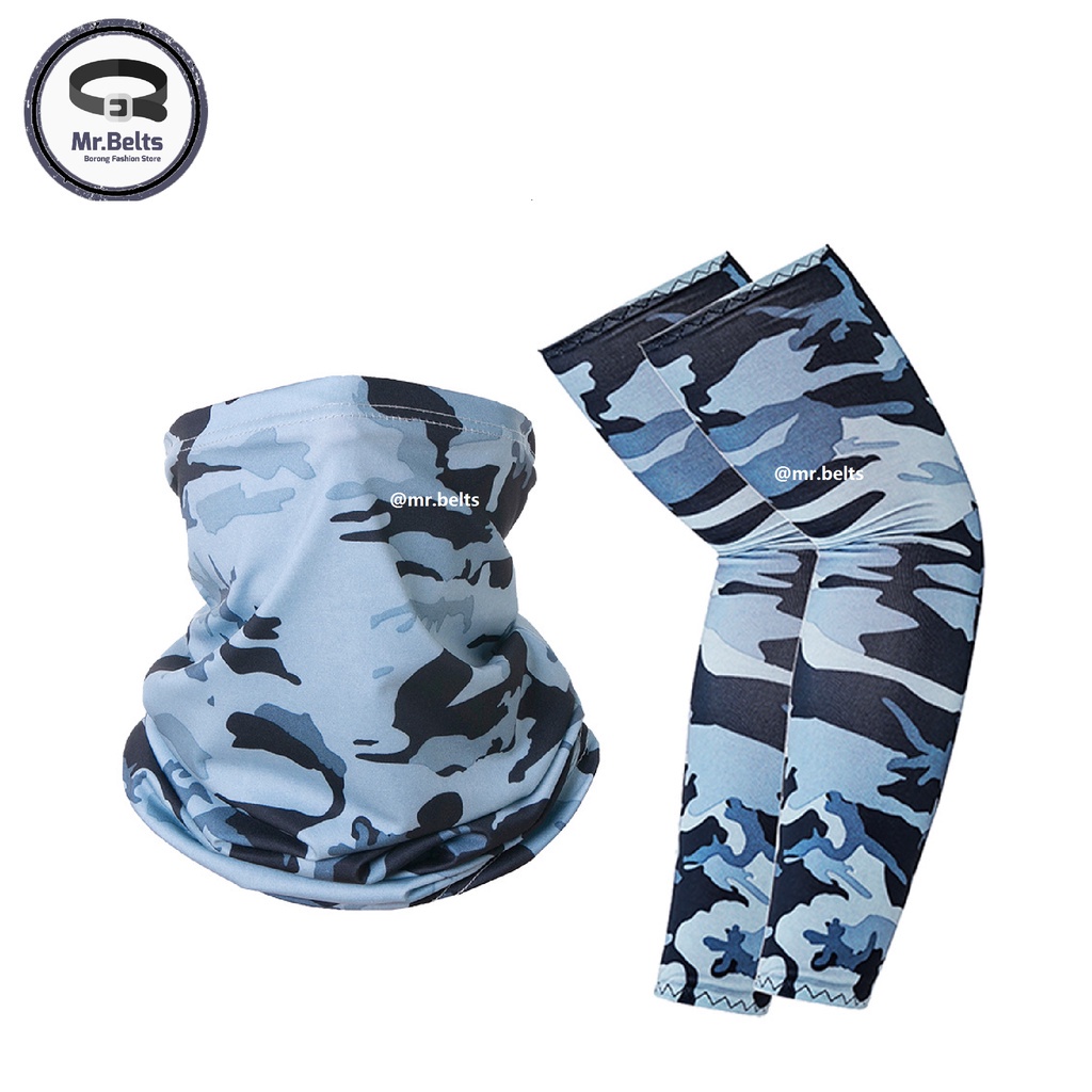 Bandana Scarf Headscarf Kain Kepala Topeng Muka Rider Fishing Sarung ...