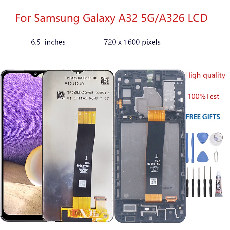 For Samsung Galaxy A32 5G/A326 LCD Display Touch Screen Digitizer Assembly For Samsung Galaxy ...