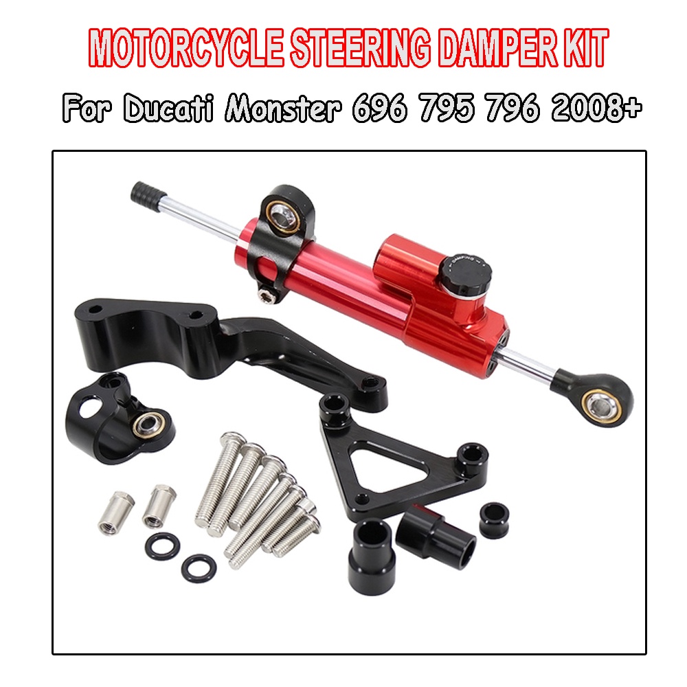 Motorcycle For Ducati Monster 696 795 796 2008-up Modified Steering ...
