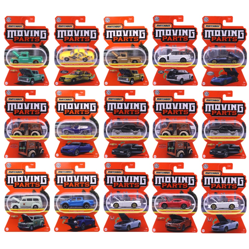 Matchbox Moving Parts Ford Pickup Nissan Xterra Chevy Camaro Divco ...