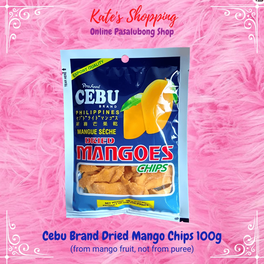 CEBU BRAND DRIED MANGO CHIPS 100G | Shopee Malaysia