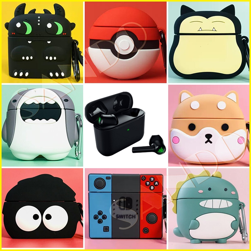 Razer Hammerhead True Wireless X earbuds protective shell soft silicone ...