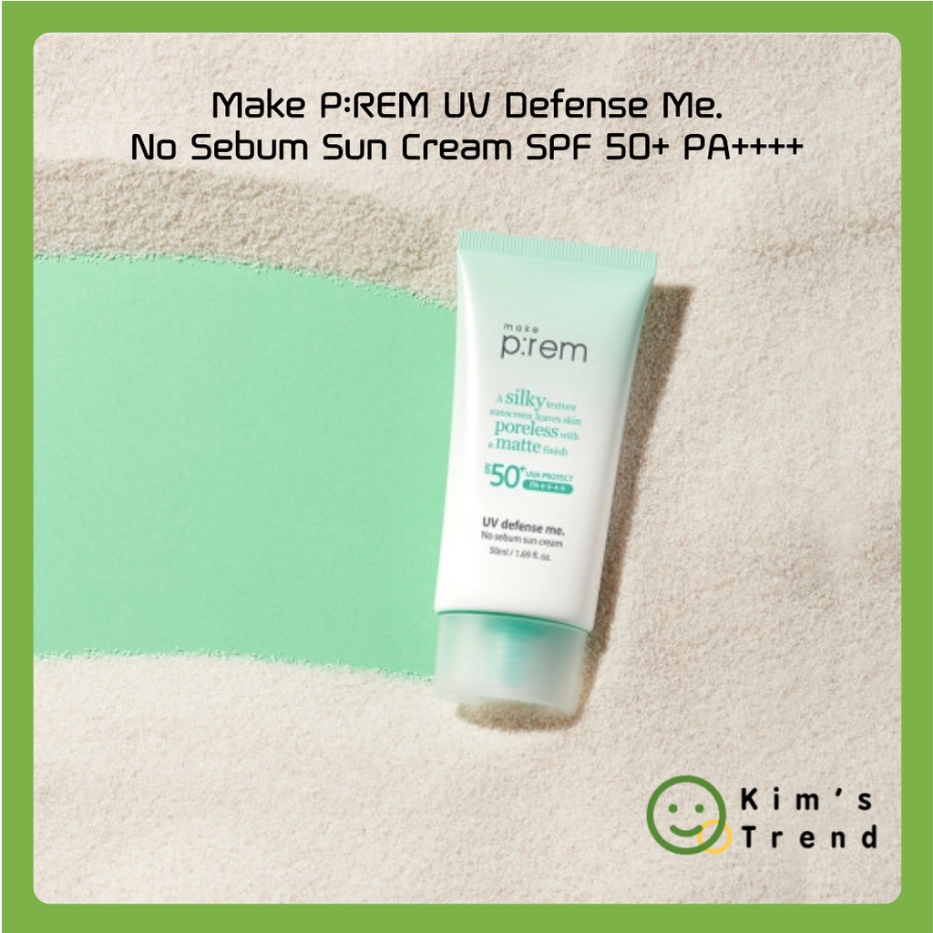 [Make Prem] Make P:REM UV Defense Me. No Sebum Sun Cream SPF 50+ PA ...