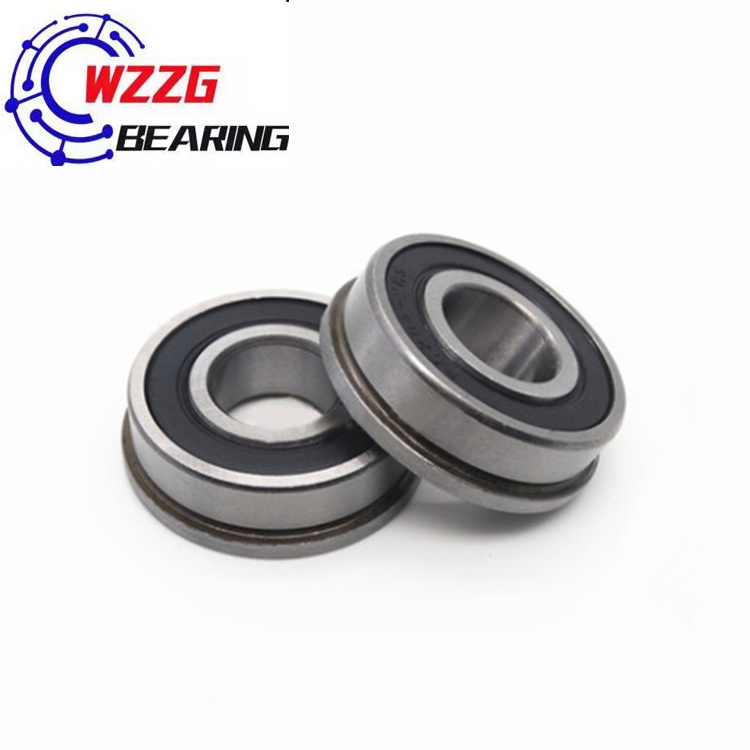 WZZG 10PCS F695 2RS Bearing 5*13*4 mm 10Pcs ABEC-7 Flanged Miniature ...