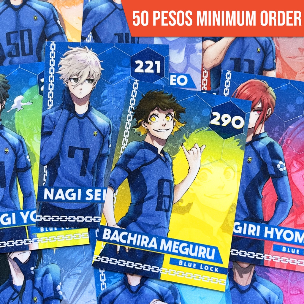 Blue Lock Football Anime Photocards (Laminated) | Shopee Malaysia