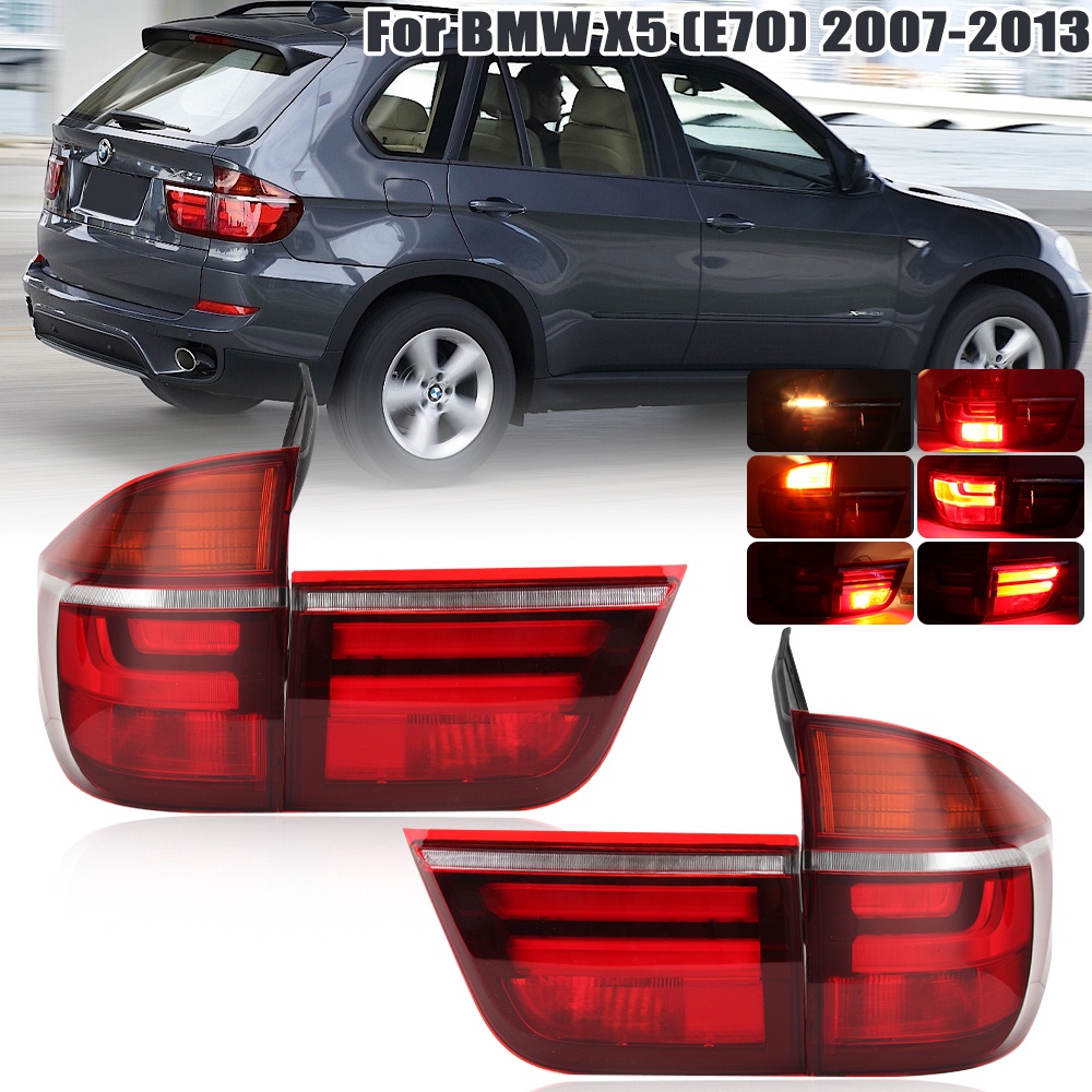 For BMW X5 E70 2007 2008 2009 2010 2011 2012 2013 LED Tail Brake Turn ...