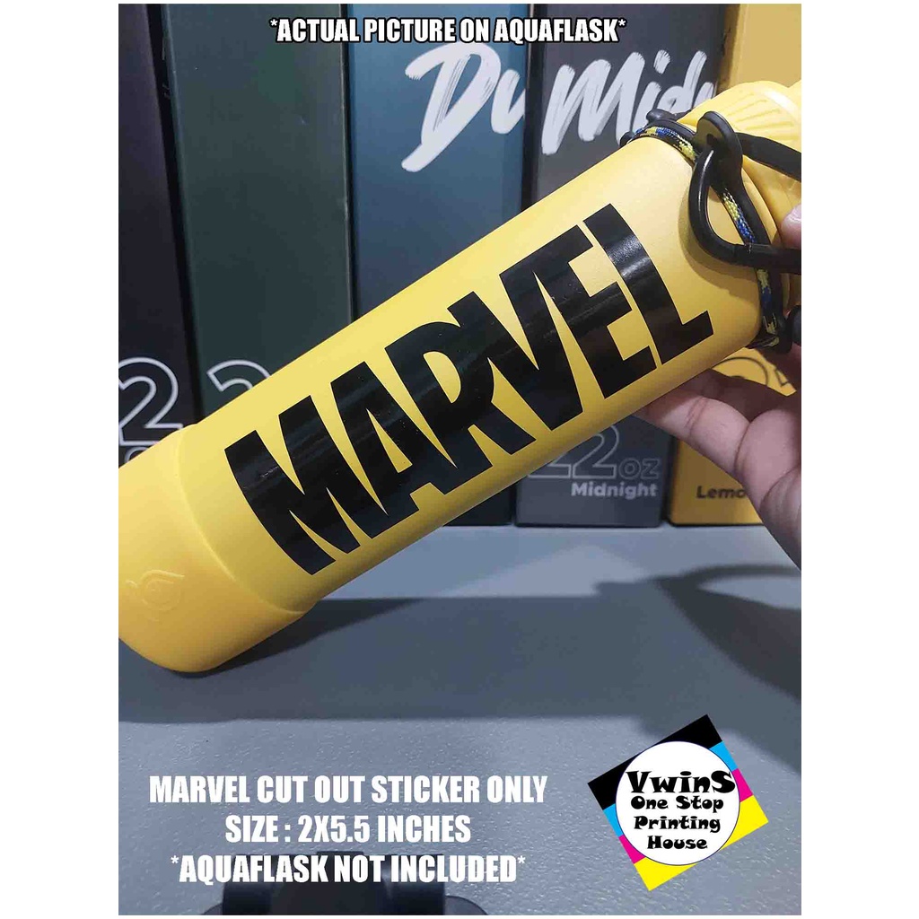 Marvel Avengers Decal Cut Out Sticker! Aquaflask Decal Sticker. Tumbler ...