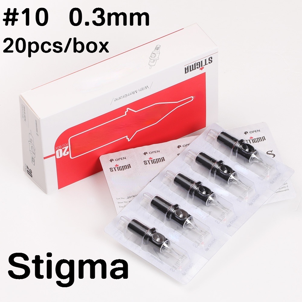 20pcs/box Stigma Needle #10 RL/RS/RM/M1 Boutique Tattoo Cartridge ...