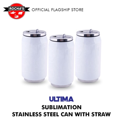 [ ROCHA'S ]Ultima Sublimation Stainless Steel Coke Can with Straw ...