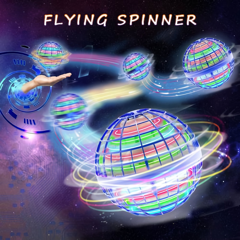 Flynova Pro Flying Ball New Concept Rotating Magic Flying Spinner RGB ...