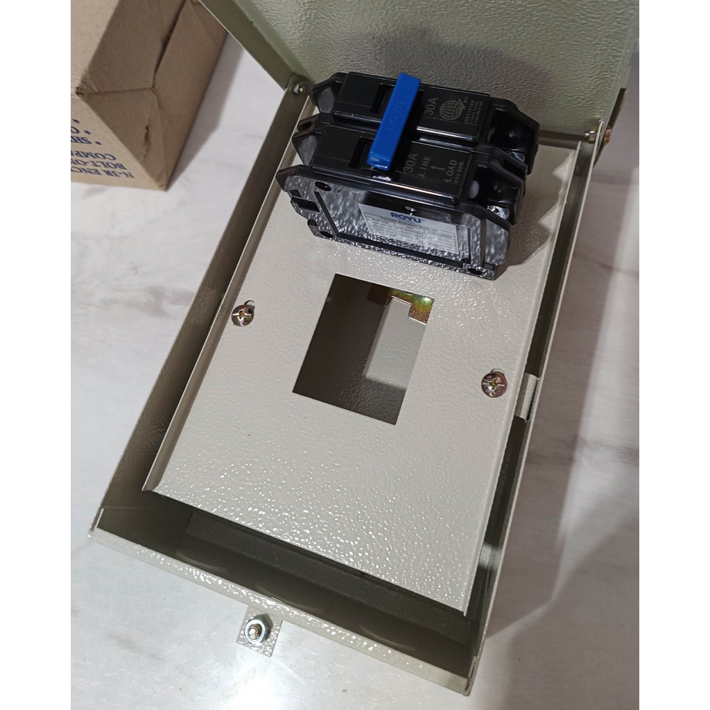 Nema 3R Enclosure w/ 30amp Bolt-On Breaker (THICK CASE) | Shopee Malaysia
