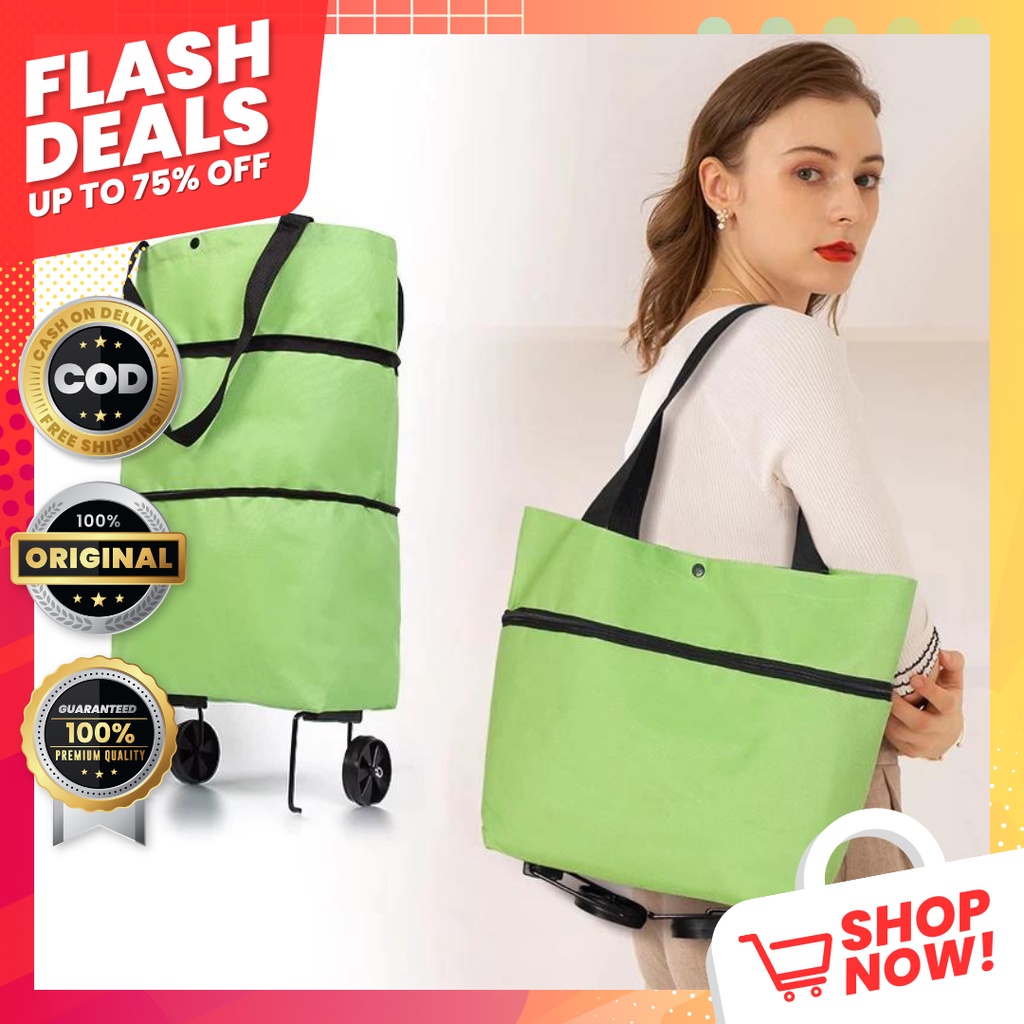 Handy Man Today Market wheel bag Folding Fold able Shopping Trolley Bag ...