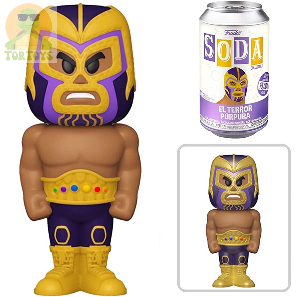 Funko Vinyl Soda | Marvel Lucha Libre: El Terror Purpura Chase Bundle ...