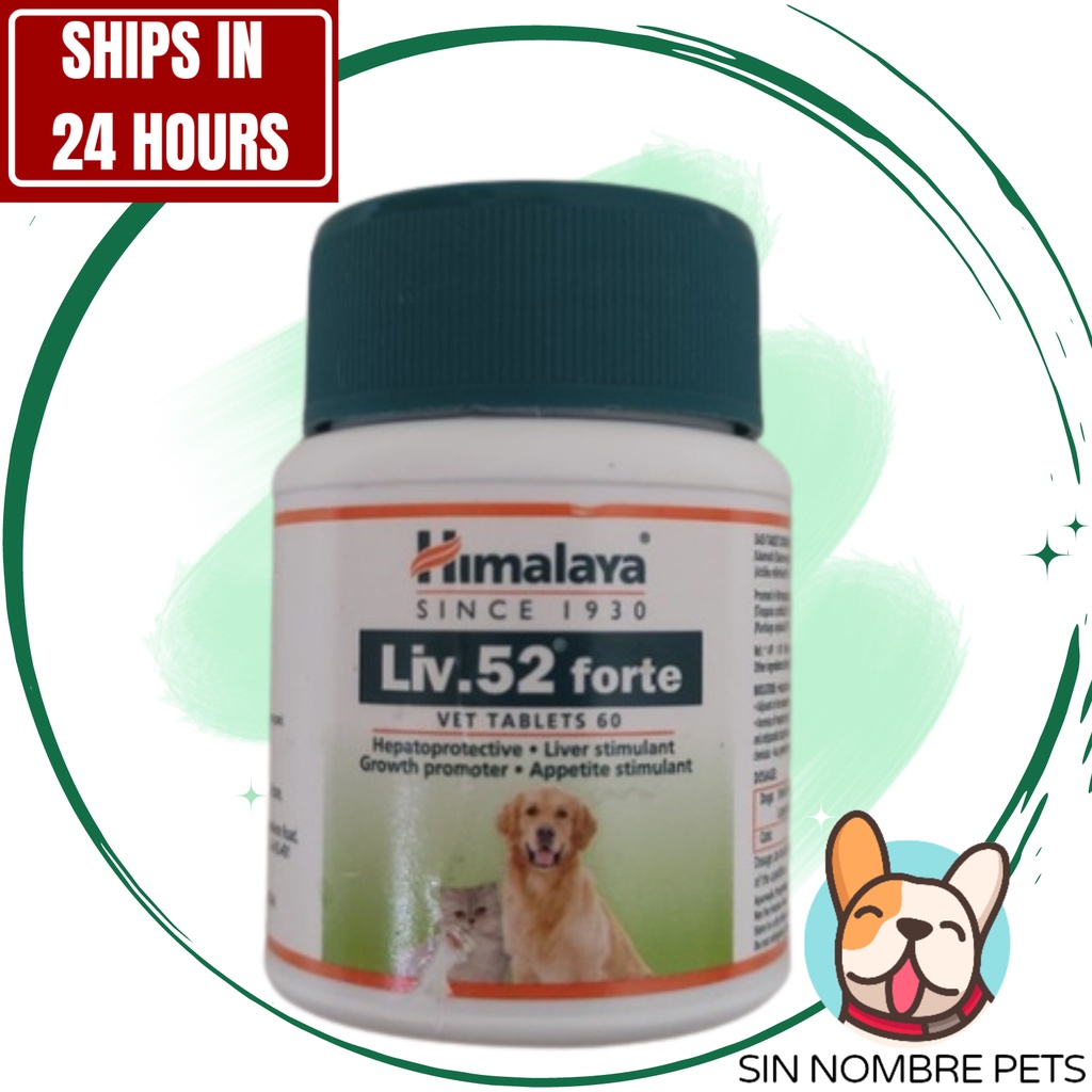 Liv 52 Forte Vet Tablets for Liver Care of Dogs and Cats (60 tabs ...