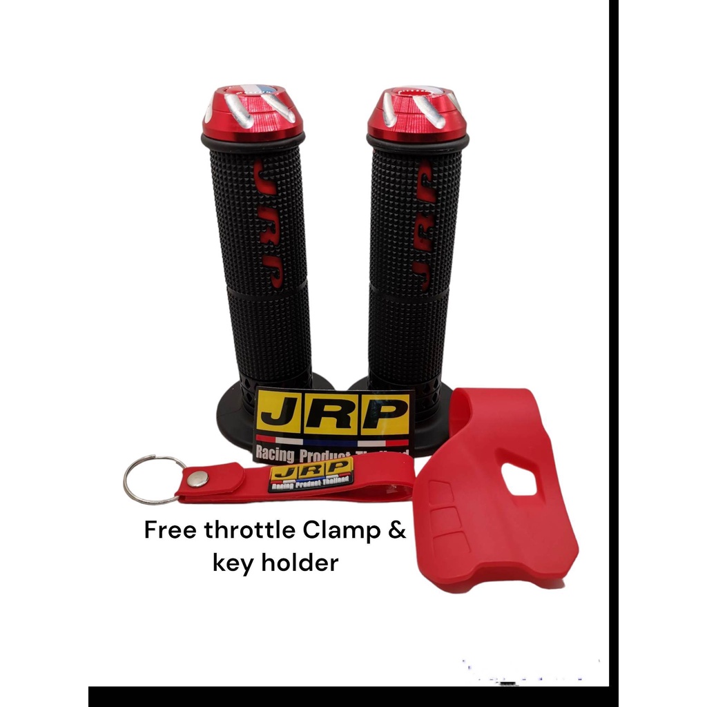 Suzuki Raider R150 Fi | Universal JRP Handle Grip RED Bar-End W/Free ...