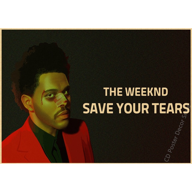 Rapper The Weeknd Retro Poster Kraft Paper After Hours Prints DIY ...