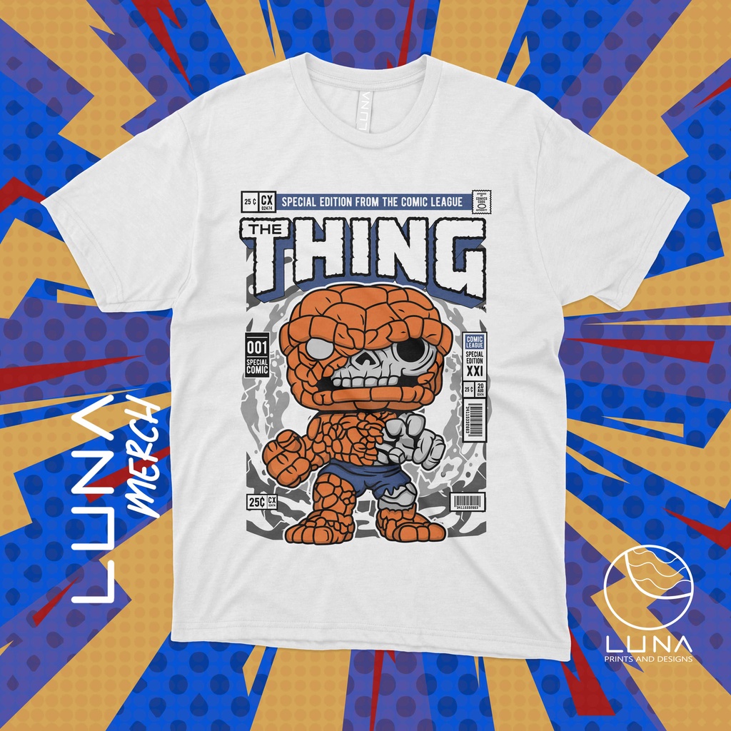 Pop Art - Fantastic 4 - The Thing - Funko pop Chibi Shirt ( Fantastic ...