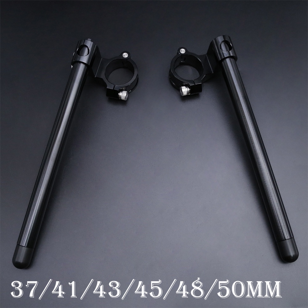 Universal Racing CNC 37 41 43 45 48 50MM Clip On Ons Riser Rised Clip on Fork Handlebars Handle ...