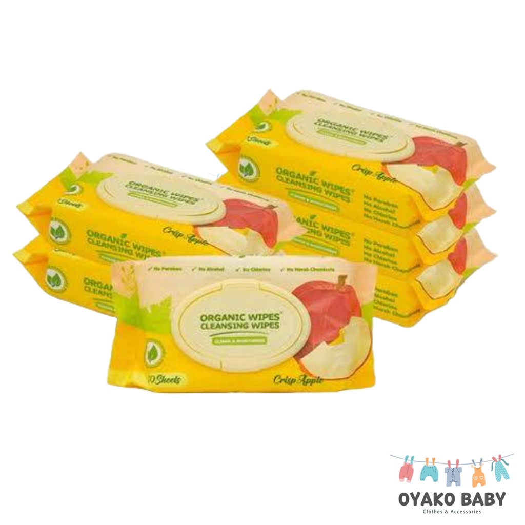 Organic Wipes Cleansing Wipes 70s With Cap Cover Scented Cleansing ...