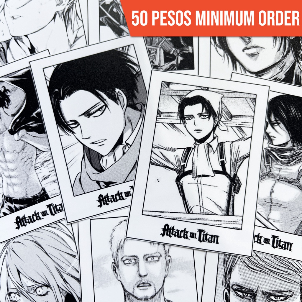 Attack on Titan Anime Manga Photocard (Photopaper) | Shopee Malaysia
