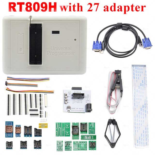 Original Edid Cable RT809H USB Programmer EMMC-Nand Extremely Universal WITH CABELS Programming ...