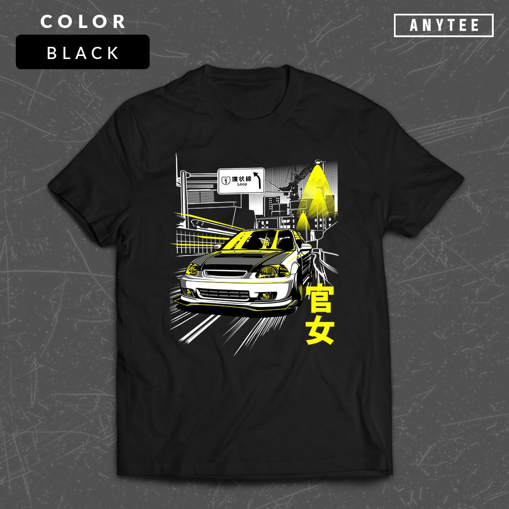 Honda Civic EK9 6th Gen Vtec JDM Automotive Racing Shirts Anytee Prints | Shopee Malaysia