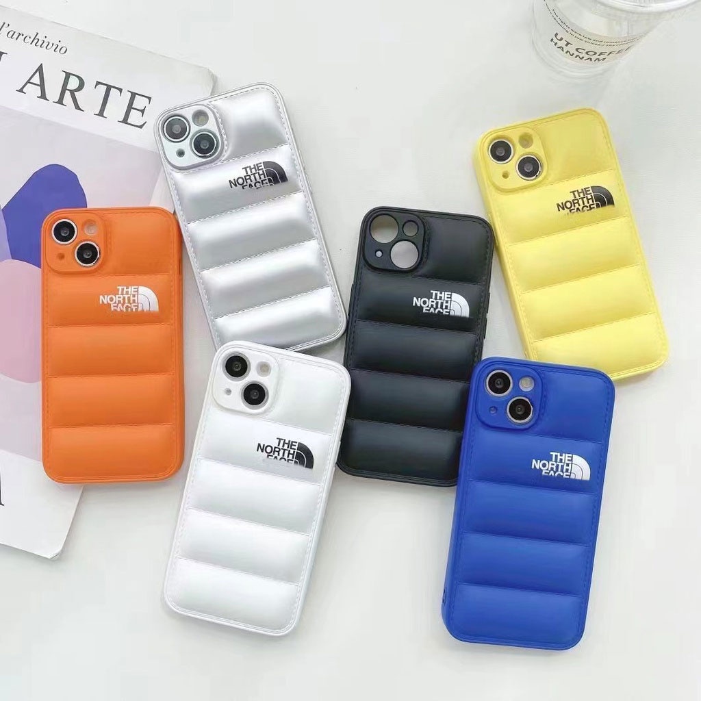 Hot 14 Pro Max Down Coat The North Airbag Case Iphone 11 12 13 14 Plus ...