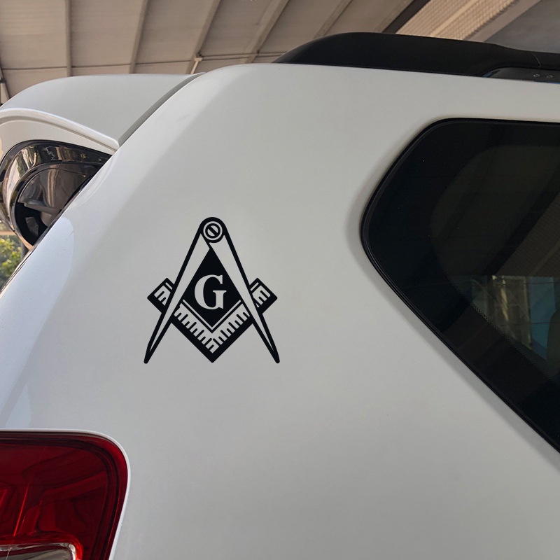 Masonic High Quality Hollow Out Anti Fading Waterproof Decal Sticker ...