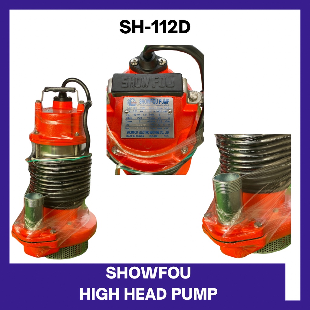 Showfou High Head Pump (1HP) | Shopee Malaysia