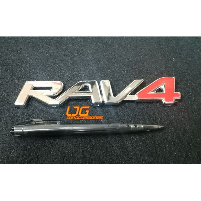 Toyota Rav-4 3D Car Emblem | Shopee Malaysia