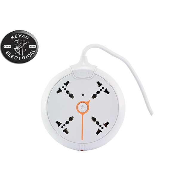 OMNI DISC EXTENSION CORD 4 GANG w/ switch SURGE PROTECTION WEU-004 ...