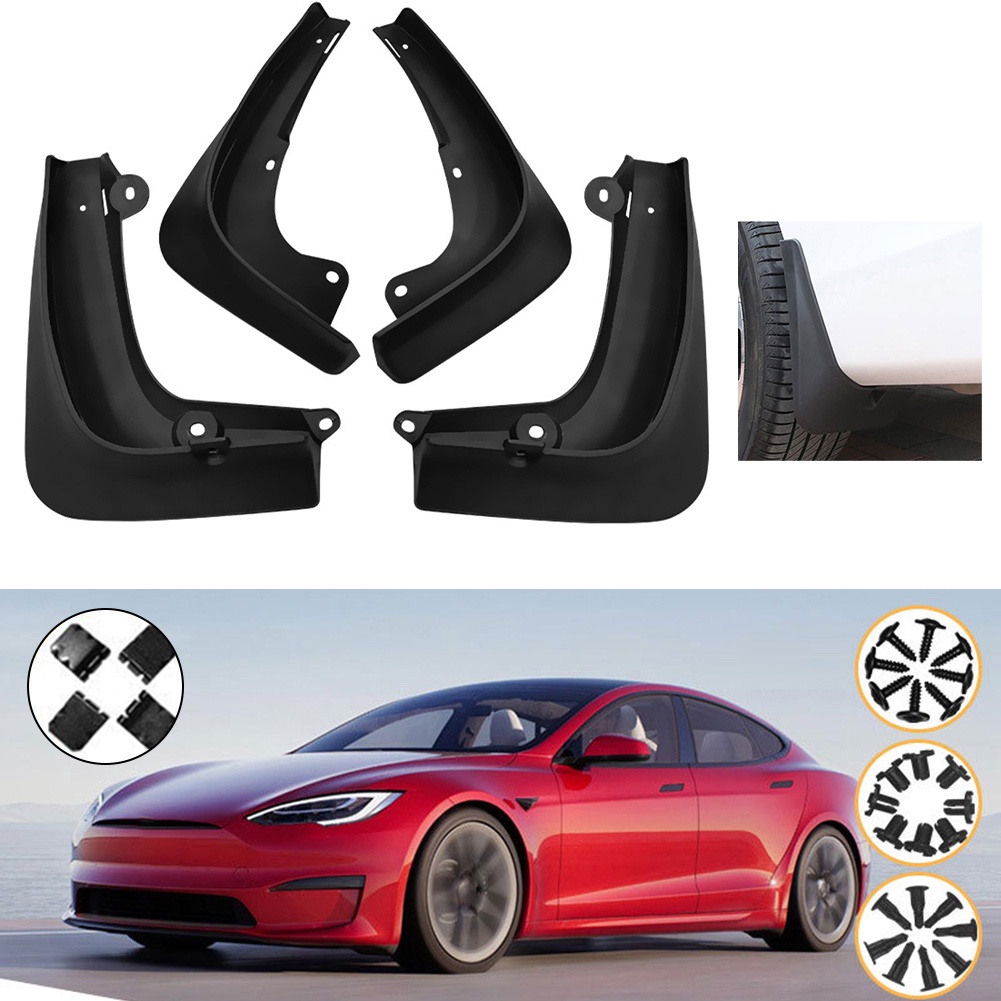 Mudguard For Tesla Model S 2014-2020 Mud Flaps Splash Guard Mudguards ...
