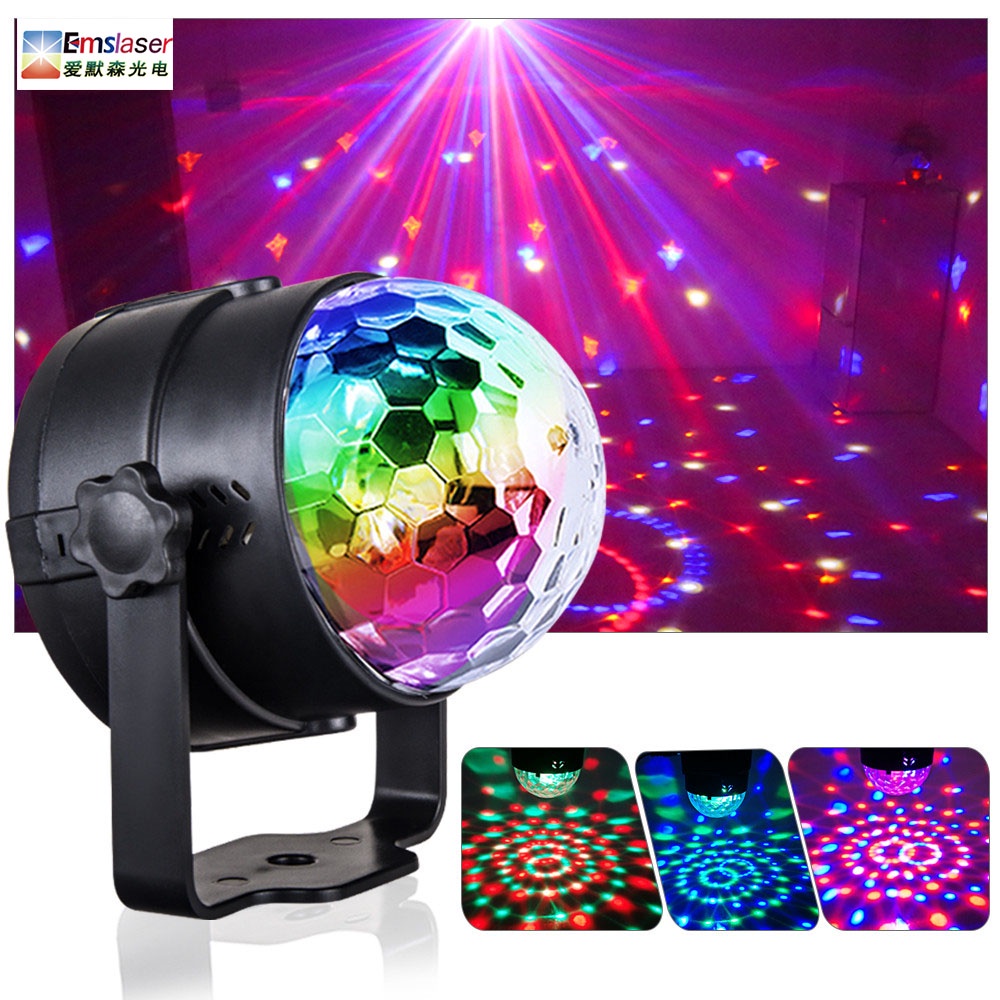 Sound SENSOR Activated Party Lights with Remote Control Dj Lighting ...