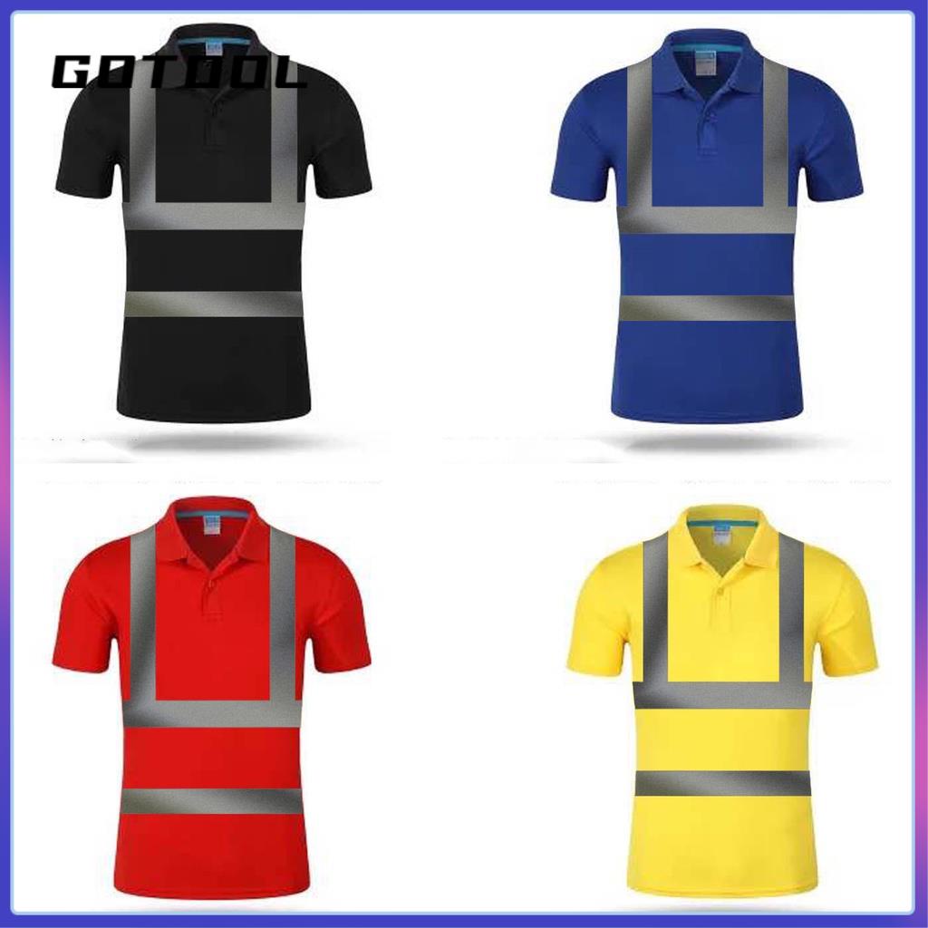 【GOTOOL】PPE Safety Jacket Uniform Polo Shirt Short sleeve Tshirt Quick ...