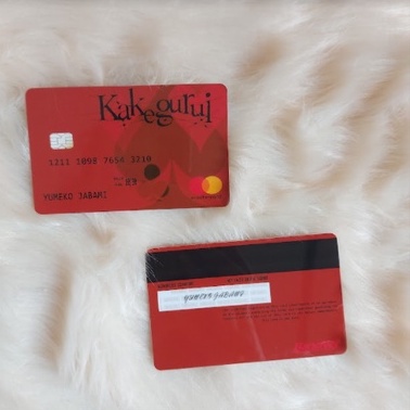 ¤Kakegurui Yumeko Jabami Card PVC (FAN MADE) (please read description ...