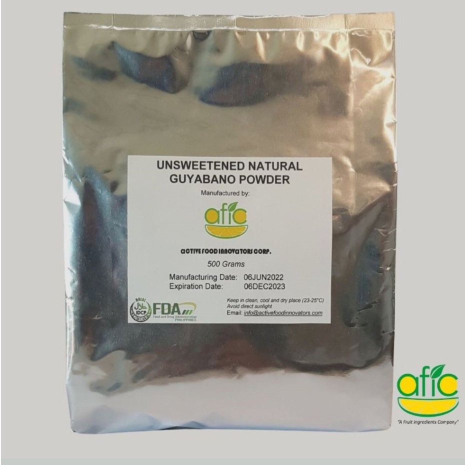 Unsweetened Natural Guyabano Powder | 500 Grams | Shopee Malaysia
