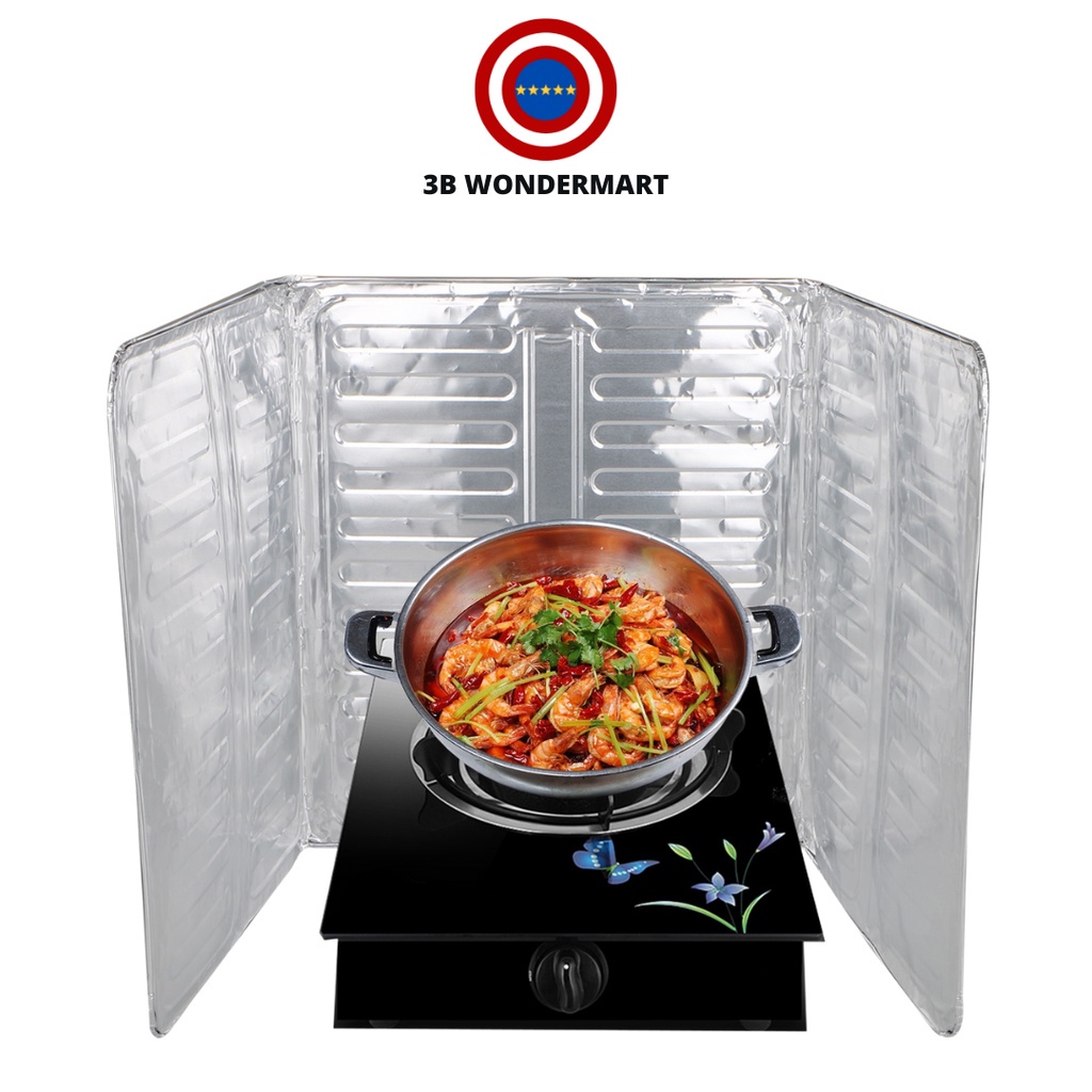 Home Kitchen Oil Block Board Removable Frying Oil Kitchen Oil-Proof ...