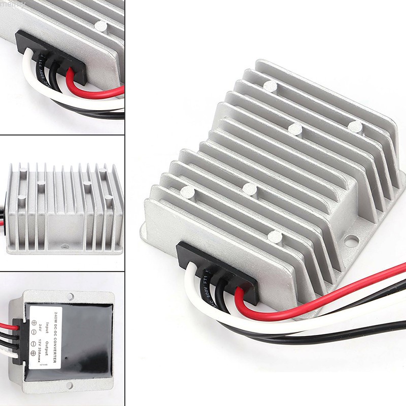 Voltage Regulator 24V to DC 12V 20A 240W Stepdown Converter Truck ...