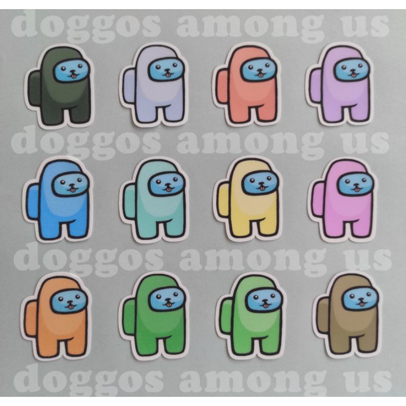 doggos among us sticker pack by t.rxia_draws | Shopee Malaysia