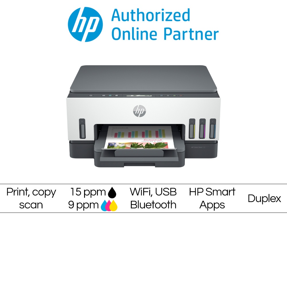 HP 720 Wireless All-in-One Printer Smart Tank 720 AIO | Shopee Malaysia