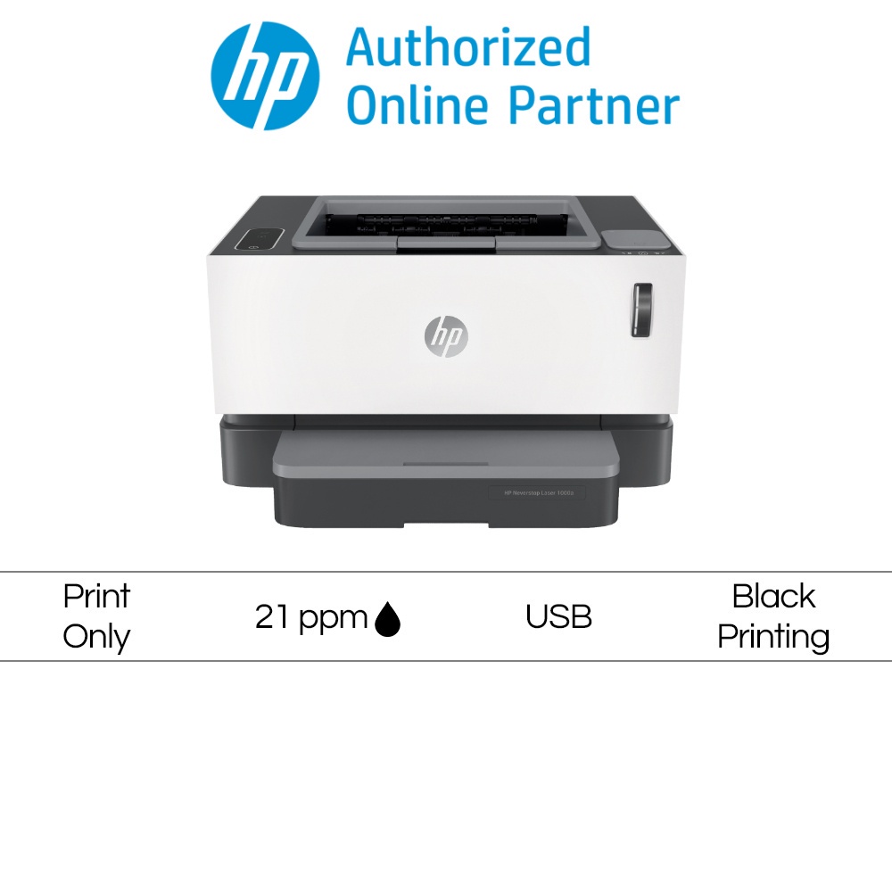 HP NEVERSTOP LASER 1000A MONOCHROME PRINTER | Shopee Malaysia