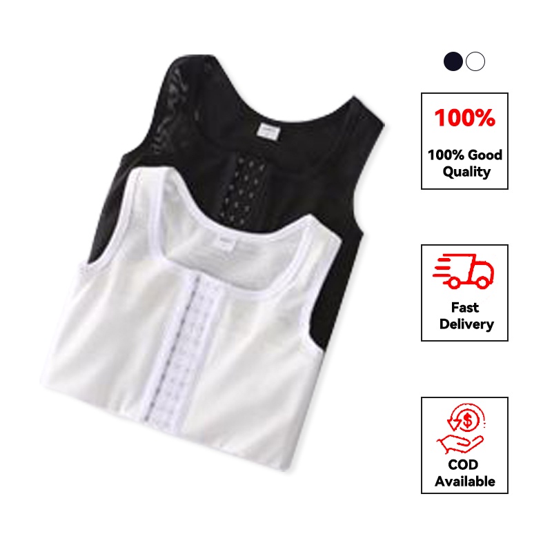 JANEST Bandage Chest Binder Breathable Breast Binder Tomboy Corset Full ...